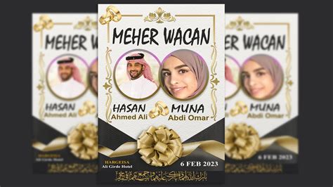 Sida Loo Sameeyo Meher Wacan Poster Photoshop Maan Graphics 2023