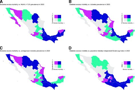 Bivariate Choropleth Maps Showing The Geographic Distribution Of High