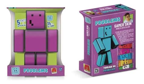 Melzinha Boneco Minecraft Problems Streamer 35 Cm Algazarra Mercadolivre