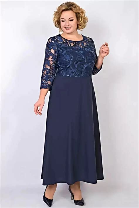 Vestidos De Encaje De Manga Larga Para Madre De La Novia Vestido De