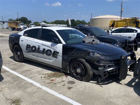 Homeless Man Crashes Stolen Police Car With K 9 Inside Winter Haven
