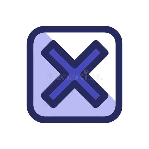 Multiplication Sign Icon For Math Operations Stock Vector