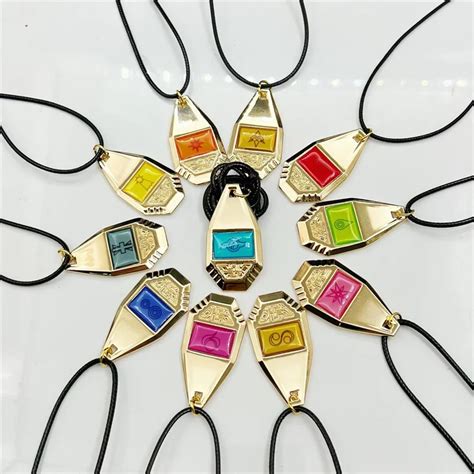 Digimon Adventure Crests Necklace Digital Monster Cosplay Prop Digimon Crest Of Courage