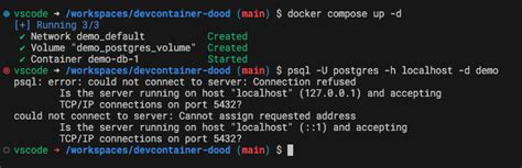 Vscode Remote Why Am I Unable To Connect To Postgres Running Inside A