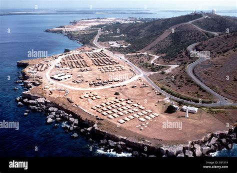 Aerial View Of The U S Naval Station Guantanamo Bay Cuba Jul 1 1994