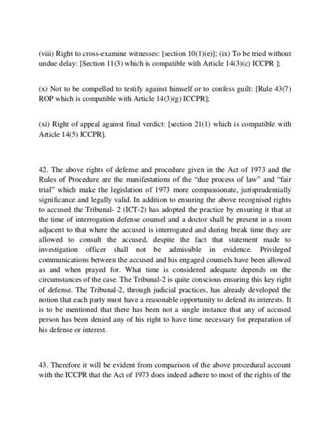Judgment Of Kader Mollah By Ict Bd