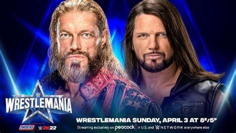 Wwe Wrestlemania 38 Night 1 And 2 Match Card Dates Time In India