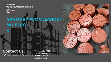 Sanitary Pvc Cleanout W Plug 4 Commercial And Industrial Construction
