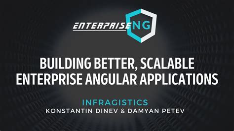 Building Better Scalable Enterprise Angular Applications Youtube