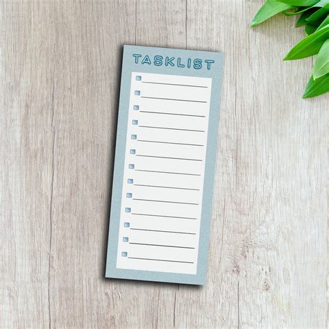 Tasklist Memo Pad Checklist Notepad Nancy Drew Inspired Memo Pad