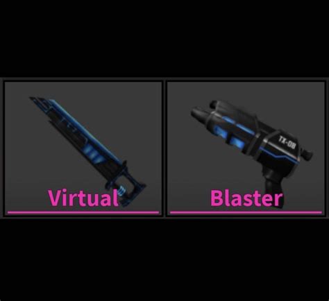 Roblox Mm2 Virtual Set Virtual Blaster 電子遊戲 遊戲機配件 遊戲週邊商品
