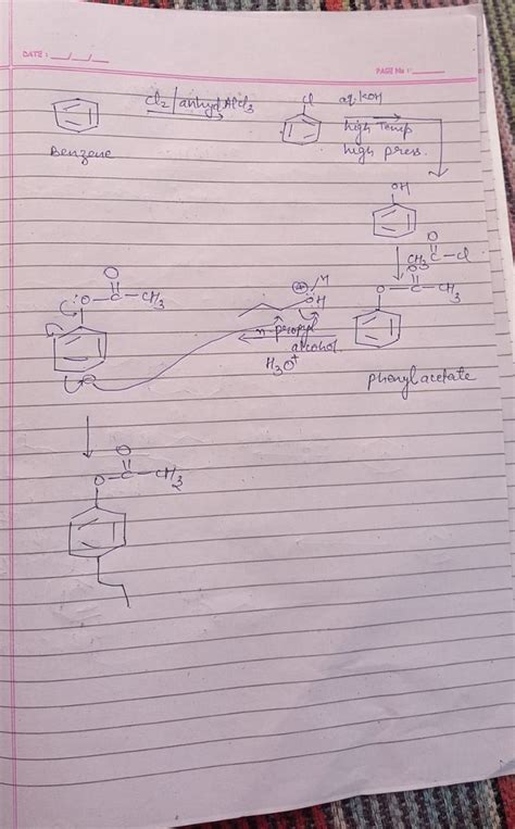 Solved Show How You Would Synthesize The Product Using The Compounds