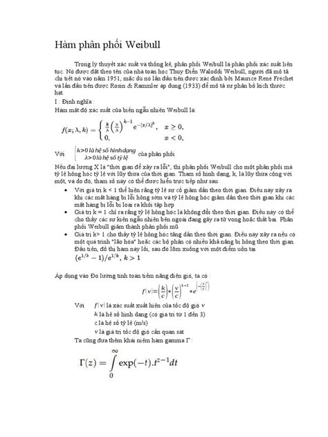 Hàm Phân Phối Weibull Pdf