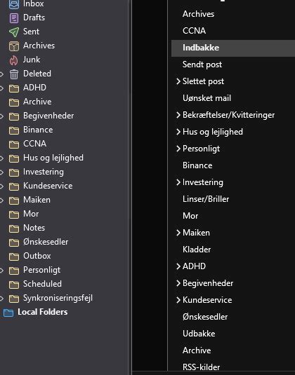 Thunderbird Missing Folders From Outlook Sync More In Comments R