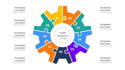 Circle Segments 9 Sections Powerpoint Template Artofit