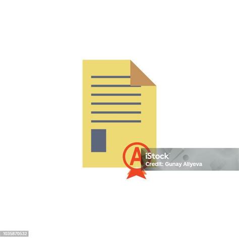文憑與標記顏色的圖示移動概念和 Web 應用程式的學校圖示元素詳細文憑與標記圖示可以用於網路和移動簡單圖示向量圖形及更多圖示圖片 Istock
