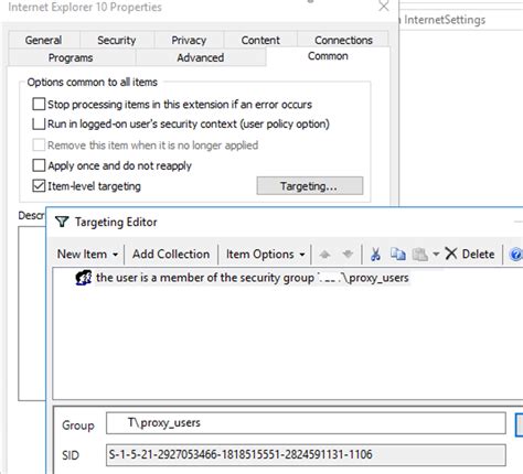 Configuring Proxy Settings On Windows Using Group Policy Preferences Windows OS Hub
