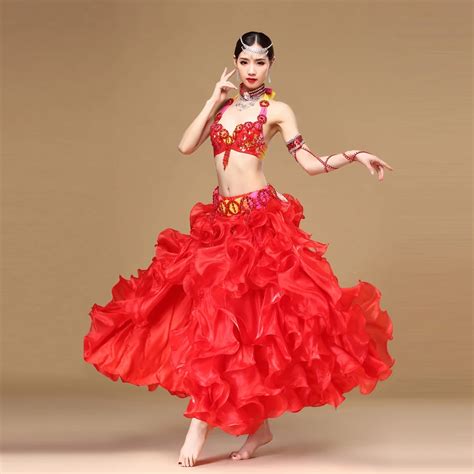 Performance Bellydance Egyptian Belly Dancing Clothes Oriental Dance