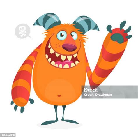 행복 한 멋진 만화 뚱뚱한 괴물입니다 발 정된 벡터 몬스터 캐릭터 Bigfoot에 대한 스톡 벡터 아트 및 기타 이미지 Bigfoot 갈고리 발톱 공휴일 Istock