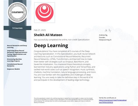 Deeplearning Ai Machinelearning Andrewng Coursera Aiengineer