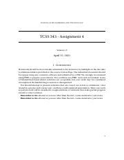 343 Assignment 4 Pdf S CHOOL OF E NGINEERING AND T ECHNOLOGY TCSS 343
