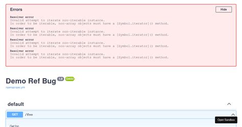 swagger ui react examples codesandbox