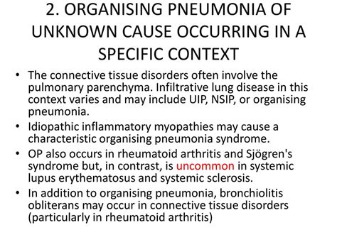 Cryptogenic Organising Pneumonia Ppt Download