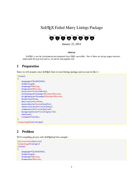 Usepackage Fontspec Pdflatex