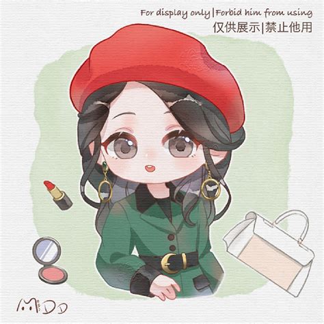 可可爱爱的真人转q版米多多呀 站酷zcool