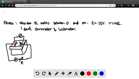 In The Circuit Shown In Fig P2566 R Is A Variable Resistor Whose Value Ranges From 0 To