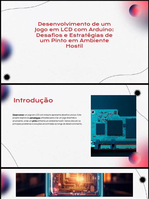 Slidesgo Desenvolvimento De Um Jogo Em Lcd Com Arduino Desafios E
