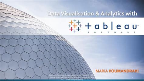 Data Visualisation And Analytics With Tableau