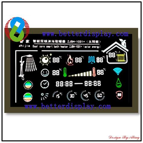 better va lcd customized water heater lcd screen lcd display and lcd