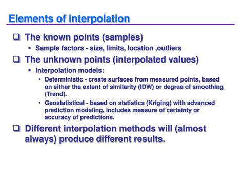 Ppt Interpolation Tools Powerpoint Presentation Free Download Id