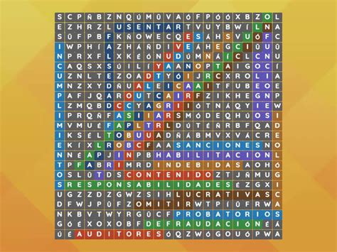 Legislación Fiscal Y Aduanal Wordsearch