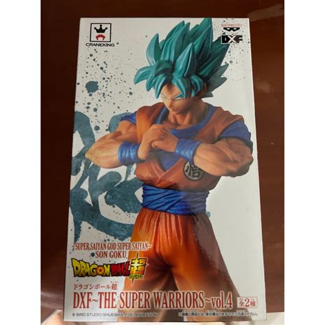 （姆仔fun玩具）稀有 正版 七龍珠 Dxf 超戰士 Vol4 悟空 藍髮 超藍 悟空 景品 蝦皮購物