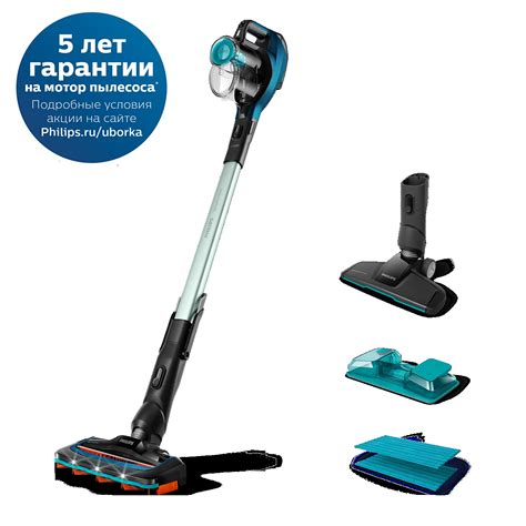 Philips 5000 Aqua Беспроводной вертикальный пылесос FC6728/01 | Philips
