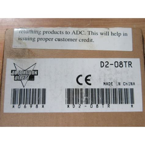 Automation Direct D2 08tr Directlogic Relay Output Module D208tr Mara Industrial