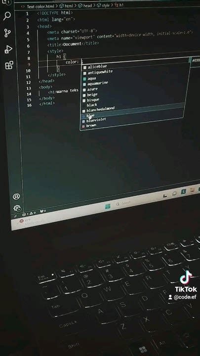 buat website mu berwarna html programming programmer koding