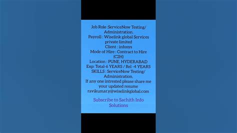 wiselink global service pvt ltd hiring service now testing