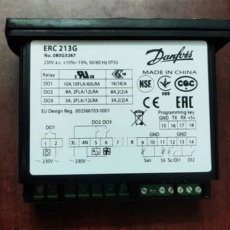 Plastic Danfoss 080g3267 Electronic Refrigerator Controller At ₹ 3000