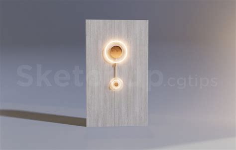 9531 Free Sketchup Wall Light Model Download