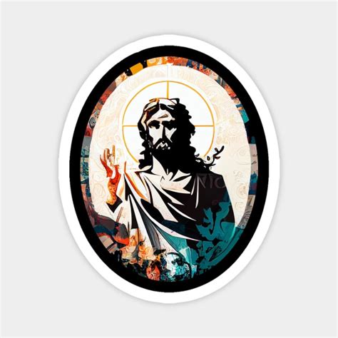 Colorful Origami Jesus Resurrection Decoration Aboutpassion Magnet