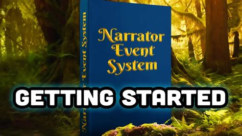 Narrator Event System Getting Started Youtube