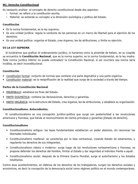 Derecho Constitucional Parcial 1 Pdf