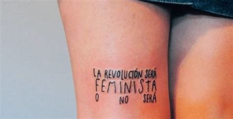 Tatuajes Feministas La Revolución Grabada En La Piel