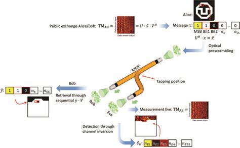 Procedure Of Pls Within A Real Data Transmission Through Mmf After
