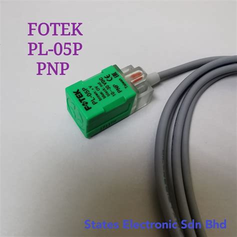 Fotek Pl 05p Inductive Proximity Switch Sensor Pnp No 10 30vdc