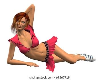 Girl Simulating Erotic Photosession Stock Illustration Shutterstock