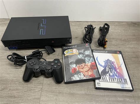 【目立った傷や汚れなし】 Ps2 プレイステーション2 Scph 18000 動作品 状態良好 本体 ソフト コントローラー